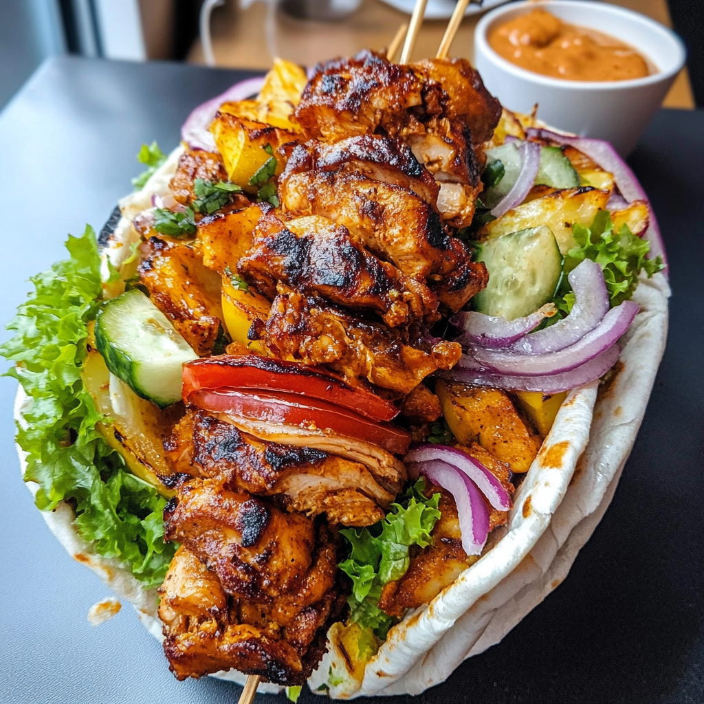 Tavuk Döner – Authentic Chicken Doner Kebab - EasyYums