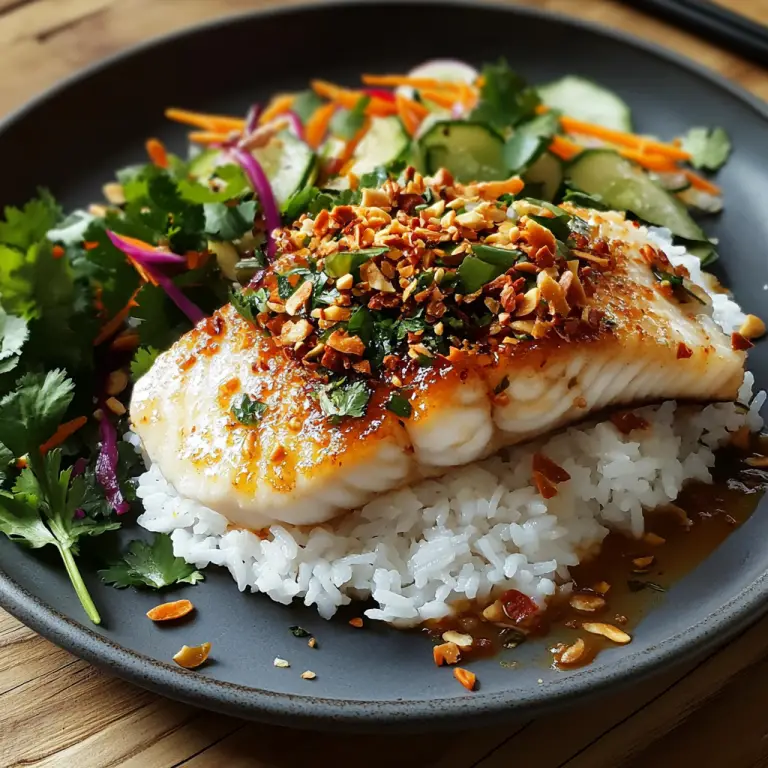 Vietnamese Haddock with Sticky Rice & Crunchy Salad – Perfect for ...