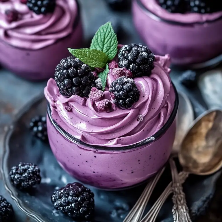 Blackberry Mousse: A Dreamy & Refreshing Dessert - EasyYums