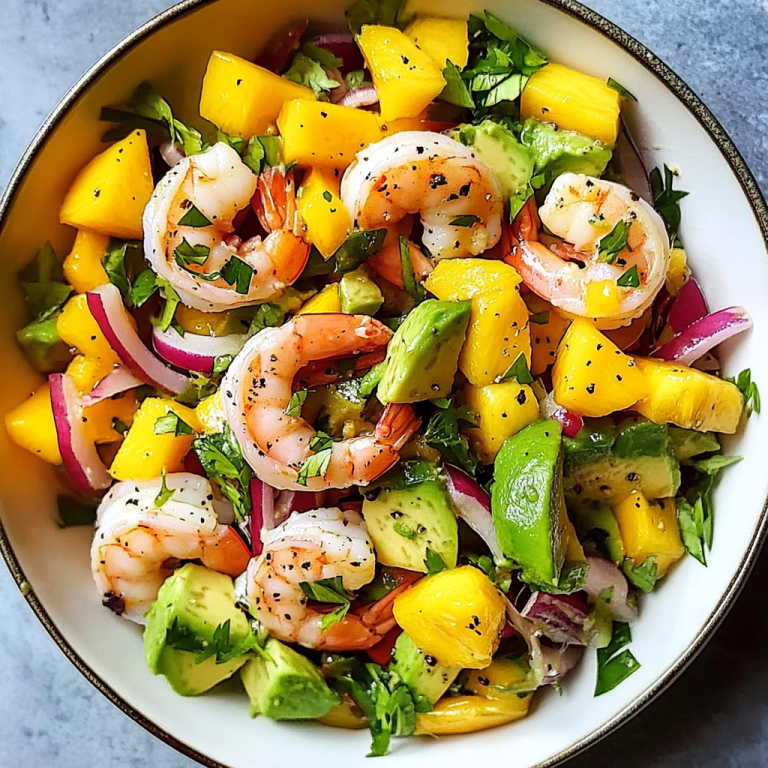 Refreshing Prawn Mango Avocado Summer Salad – Perfect for Hot Days ...