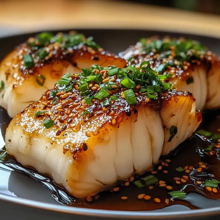 Asian Ginger Soy Glazed Cod Recipe - EasyYums