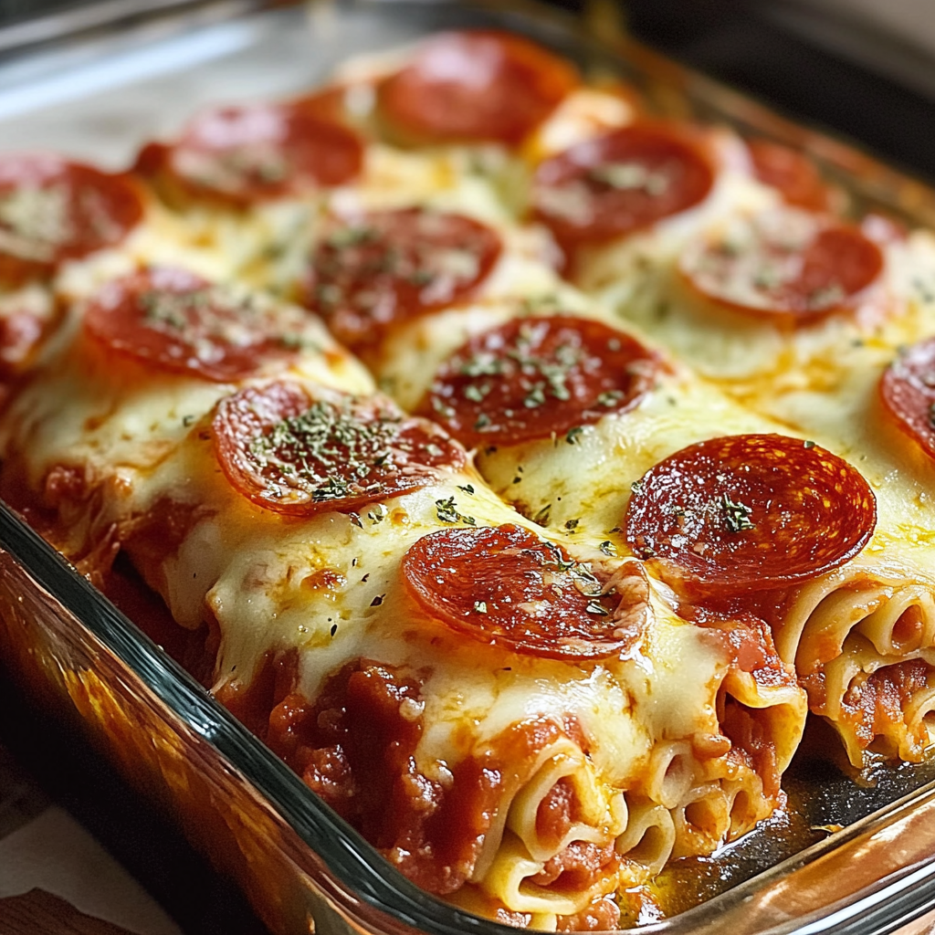 Pepperoni Pizza Lasagna Roll-Ups – A Cheesy, Flavorful Twist on Classic ...