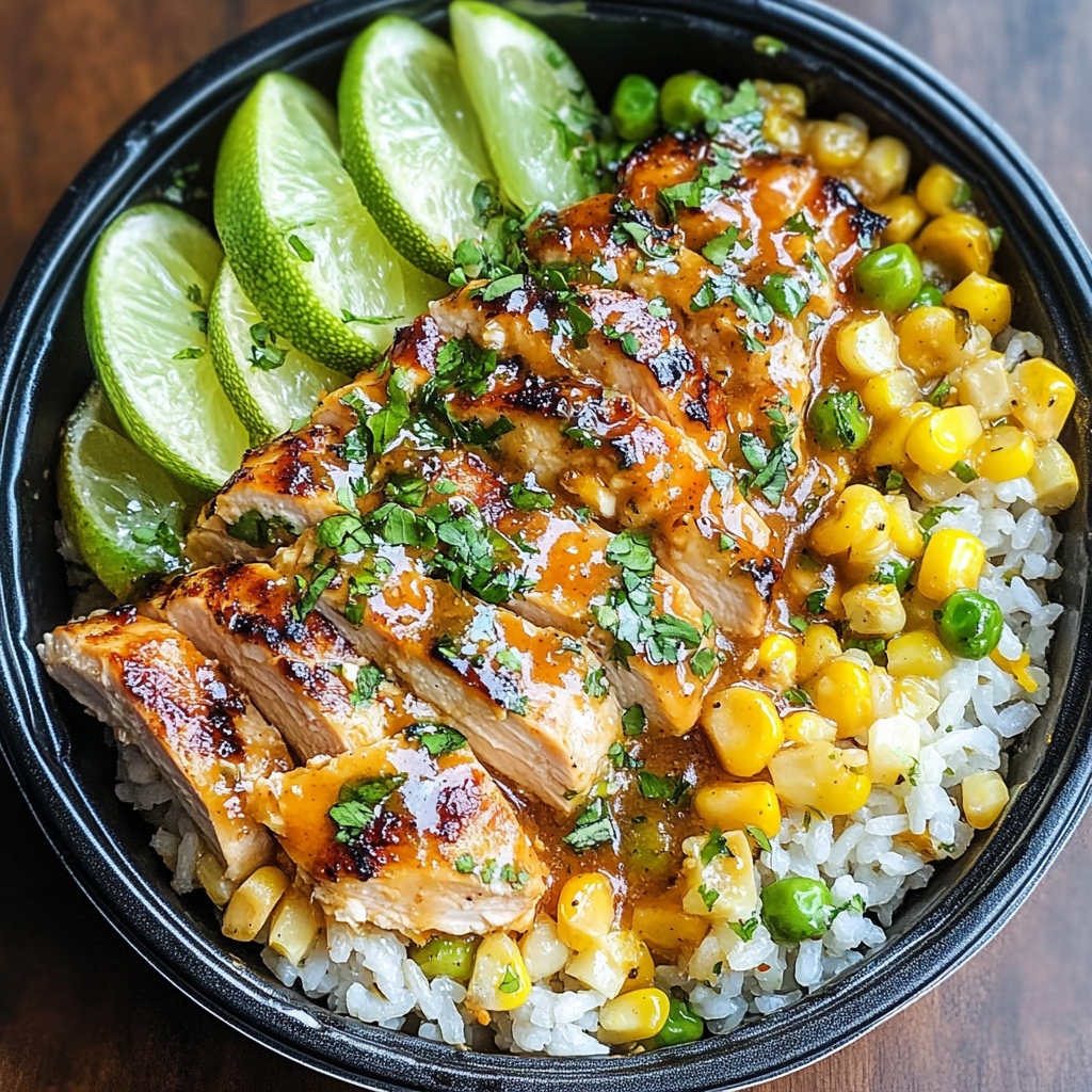 Flavor-Packed Street Corn Chicken Rice Bowl – A Spicy & Creamy Delight ...