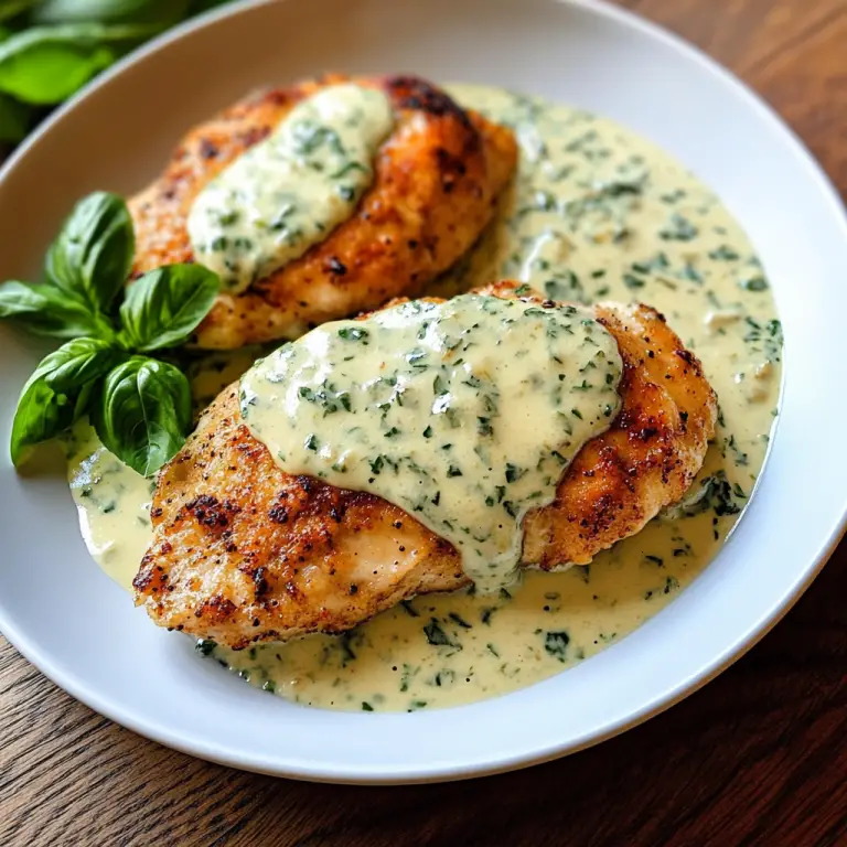 Creamy Basil Chicken Recipe – Tender Chicken in a Luscious Herb Sauce ...